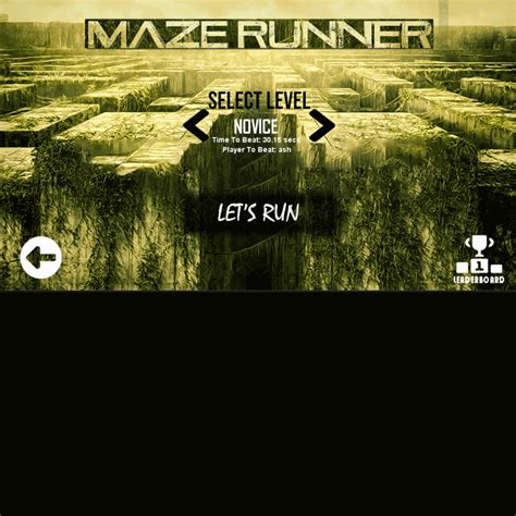 GitHub Ashadnadeem MazeRunner Maze Runner Which Consists Of Multiple Levels Of Increasing