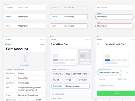 Ios Inputs Ui Design Dark And Light Themes By Roman Kamushken On Dribbble