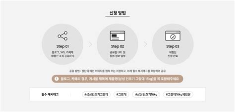 건조기 그랑데 16kg 체험단 모집