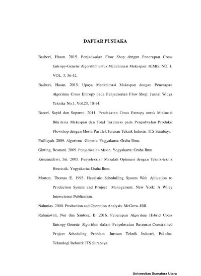 Penjadwalan Produksi Dengan Pendekatan Cross Entropy Genetic Algorithm Di Pt Wijaya Karya Beton