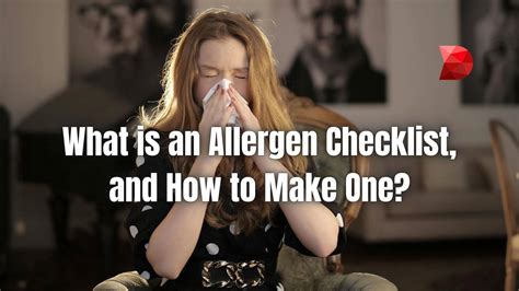 What Is An Allergen Checklist And How To Make One DataMyte