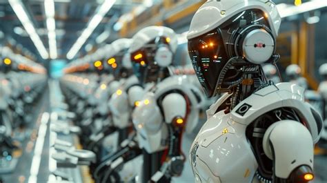 Free Robot Assembly Line Image Robot Humanoid Technology Download