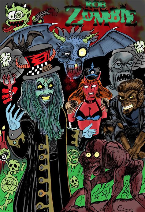 Rob Zombie By C4l On Deviantart