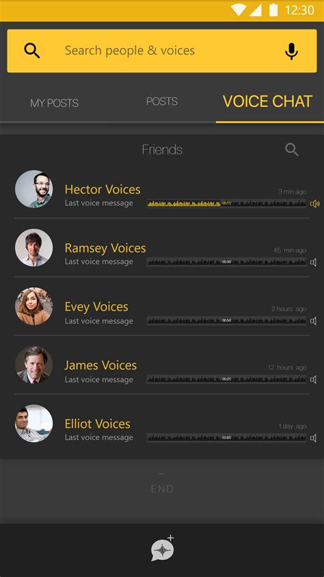 Voices Mobile Application Design On Behance
