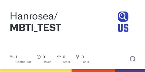 Github Hanrosea Mbti Test