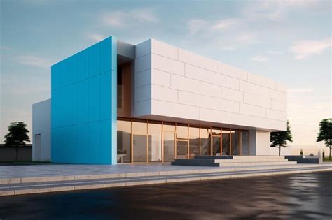 Premium Photo Building Render