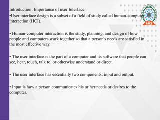 HCI UNIT I Jntuk Hci Material Jntuk Pptx