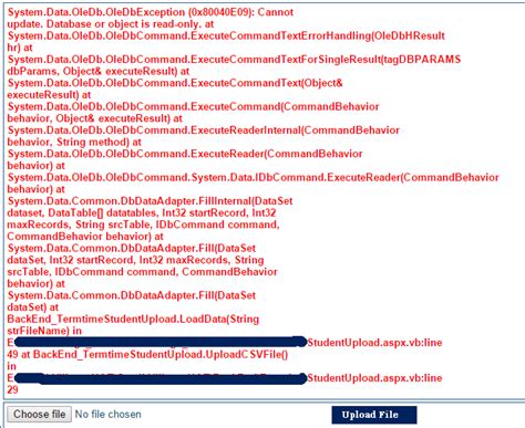 Load Upload File Error On Xls Files Stack Overflow