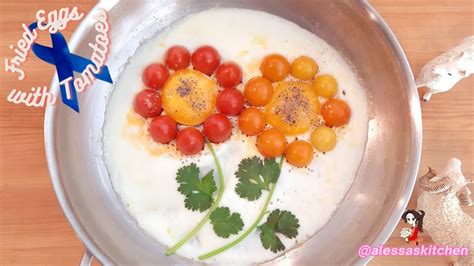 토마토를 곁들인 계란후라이 Youtube