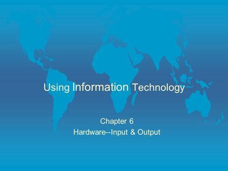 Chapter 6 Input Output Taking Charge Of Computing Communications