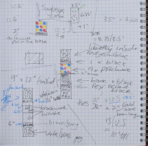 A Patchwork Drawstring Bag