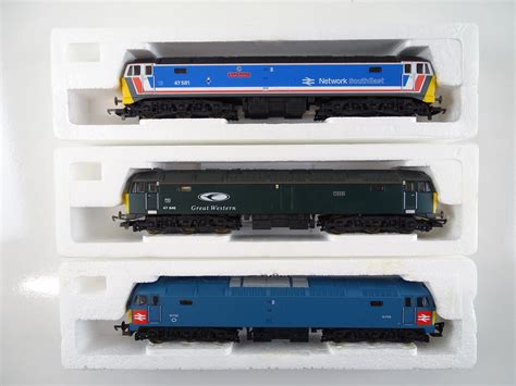 Lot 546 A Trio Of Lima Class 47 Diesel Locos In
