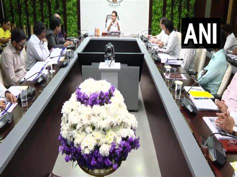 Andhra Cm Jagan Mohan Reddy Reviews Work At School Education Dept In Amaravati