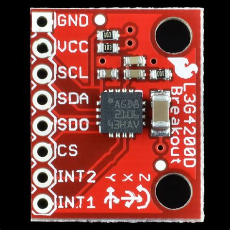 Tri Axis Gyro Breakout L3g4200d Sparkfun Usa