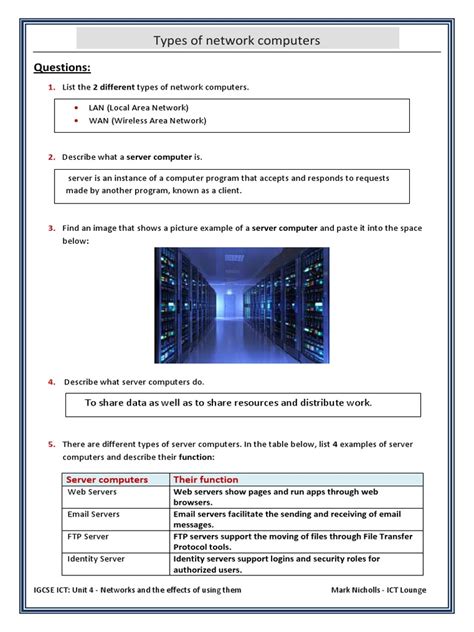 2types Of Network Computers 1 Johannes Pdf Server Computing Computer Network