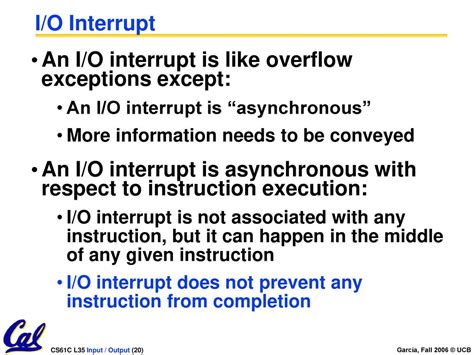 ~cs61c Uc Berkeley Cs61c Machine Structures Lecture 35 Input Output