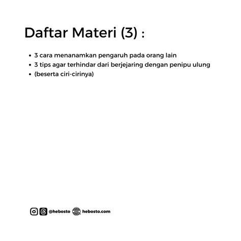 Tutorial Networking Bagi Orang Yang Tidak Suka Networking By Hebosto