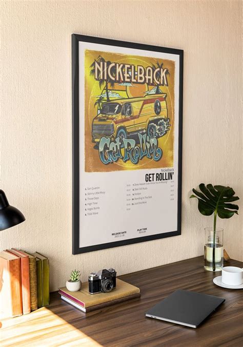 Nickelback Get Rollin Album Cover Poster Sold By Emilio Ramos