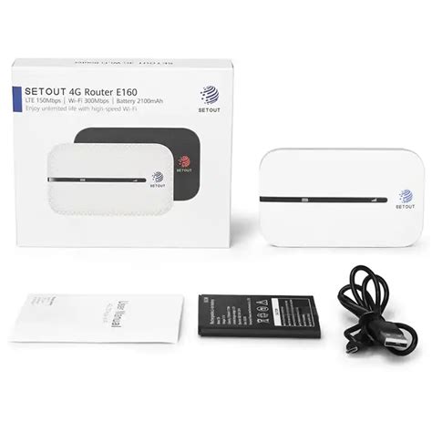 Setout E G WIFI Router G LTE Mobile WIFI Sim Card Router