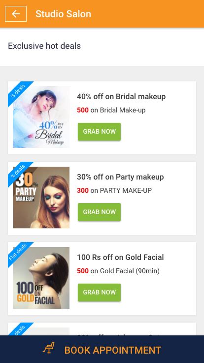Studio Salon Ionic 3 Angular 4 Firebase Mobile Application By