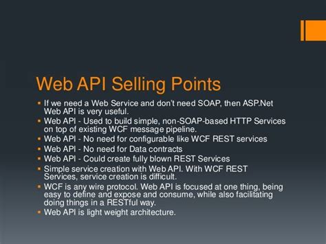 Web Api Or Wcf An Architectural Comparison Web Api Comparison