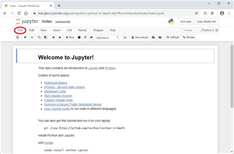 Using Try Jupyter To Manipulate Python
