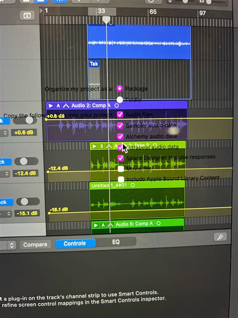 help on logic pro x every time i try to save my project this pops up