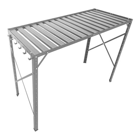 4ft Greenhouse Staging Table Stainless Steel Copagrey
