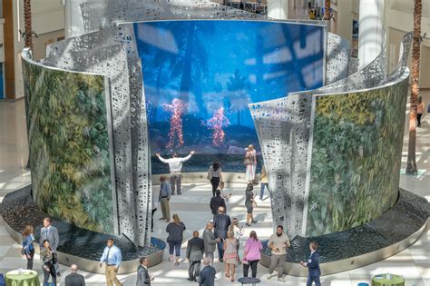 Orlando Airport Digital Art Installations Aia Space Coast