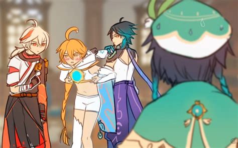 【原神有声漫画】魈：你怎么穿着人温迪的衣服啊哔哩哔哩bilibili