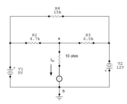 Solved Use Circuits Shown Below To Find Values For Table I Chegg Com