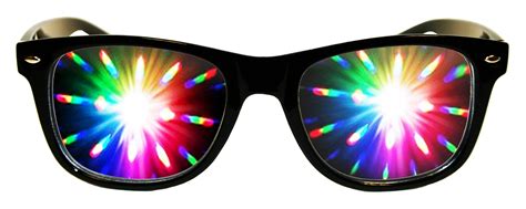 Black Plastic Diffraction Glasses American Paper Optics