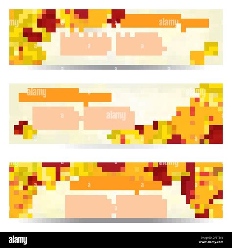 Set Of Three Vector Banners Stock Vector Image Art Alamy