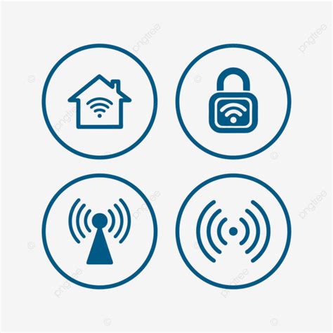 와이파이 기호 무선 신호 모바일 컴퓨터 디지털 앱 Png 일러스트 및 벡터 에 대한 무료 다운로드 Pngtree