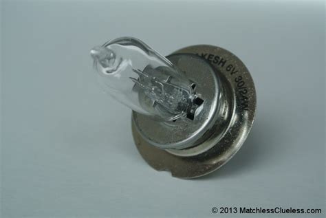 6v Halogen Headlamp Bulb Bpf P22d P36d • Matchless Clueless