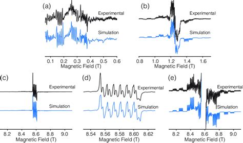 Comparison Of Experimental Data With Simulated Cw Epr Spectra Of Limg Download Scientific