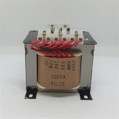 Relco Step Down Transformer 1phase 100va Multi Voltage Shopee Malaysia