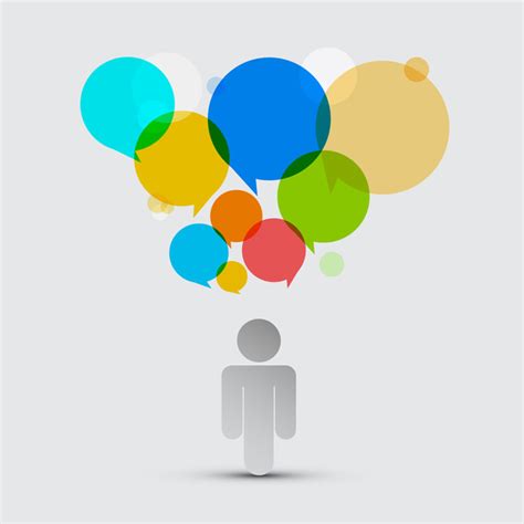 Stick Man Speech Free Stock Vectors