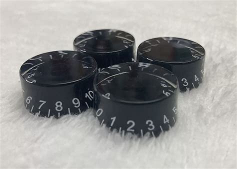 Black Speed Knobs For Usa Les Paul X4 Reverb Uk