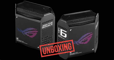 Asus Rog Rapture Gt6 Unboxing De Este Wifi Mesh Gaming