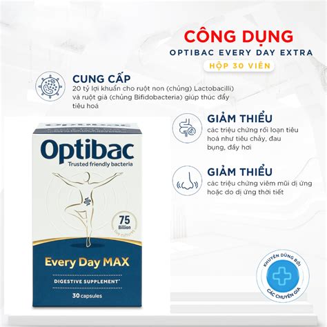Optibac Every Day Max Probiotic Tablets Support Digestive Health
