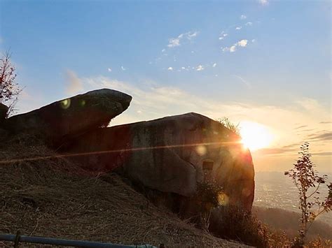 冷たい風の交野山 視界良好交野山