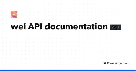 Servers Wei Api Documentation