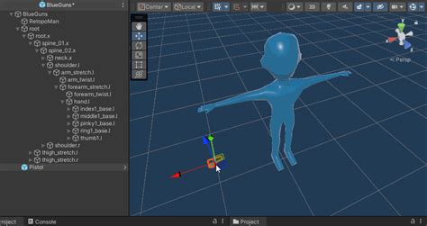 Parenting Object To Rig Bones Changes Bones Edit Point To That Object S Origin Unity Engine
