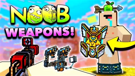 Pixel Gun 3d Noob Weapon Gameplay 2020 Edition Youtube