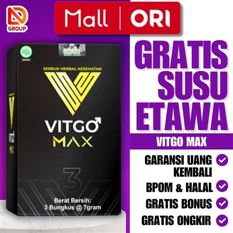 Jual Dinamika Nusantara Vitgomax Vitgo Max Obat Kuat Sex Tahan Lama Original Bpom Shopee