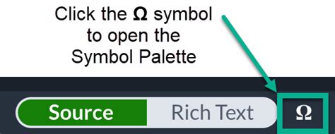 Overleaf Symbols