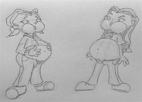Jody And Juniper Belly Bloated By Hikeemedmond2001 On Deviantart