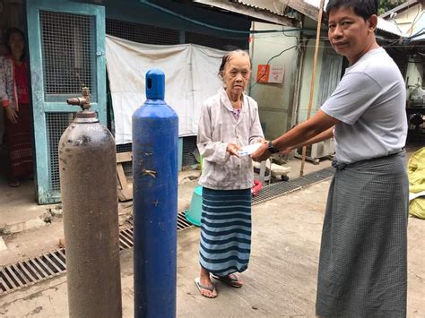 တံတားဦးမြို့ စေတနာရှင်လူမှုကူညီရေးအသင်းသို့ အလှူငွေများ နှင့်အောက်ဆီဂျင