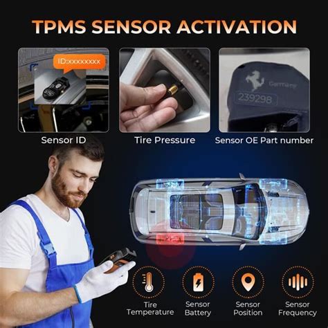 Capteur De Pression Des Pneus Otofix Tirego 808 Programmation Tpms Réapprendre Le Diagnostic De